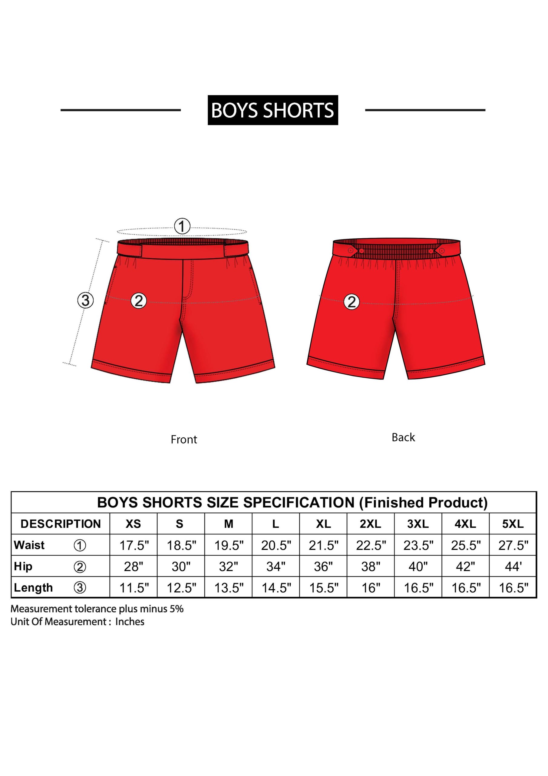 Boys Shorts – Teck Hing Textiles & Garments Pte Ltd